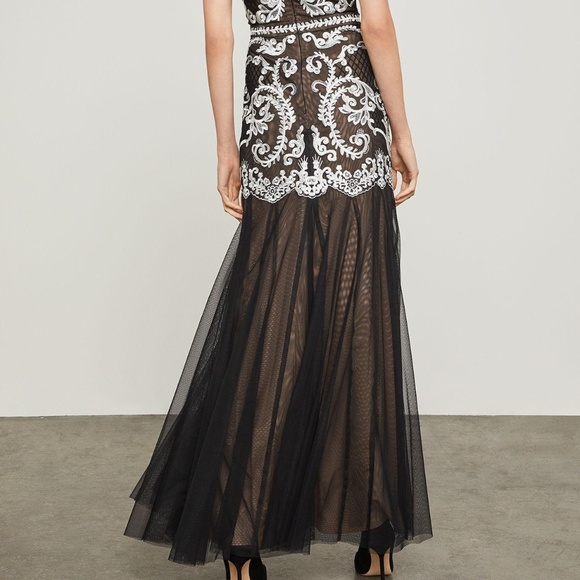 BCBGMaxAzria | Dresses | Bcbg Maxazria Embroidered Halter Gown | Poshmark